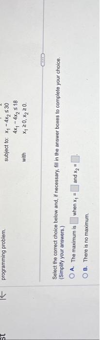 Solved Use the simplex method to solve the linear | Chegg.com