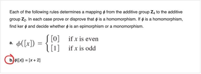 Solved Each of the following rules determines a mapping from | Chegg.com