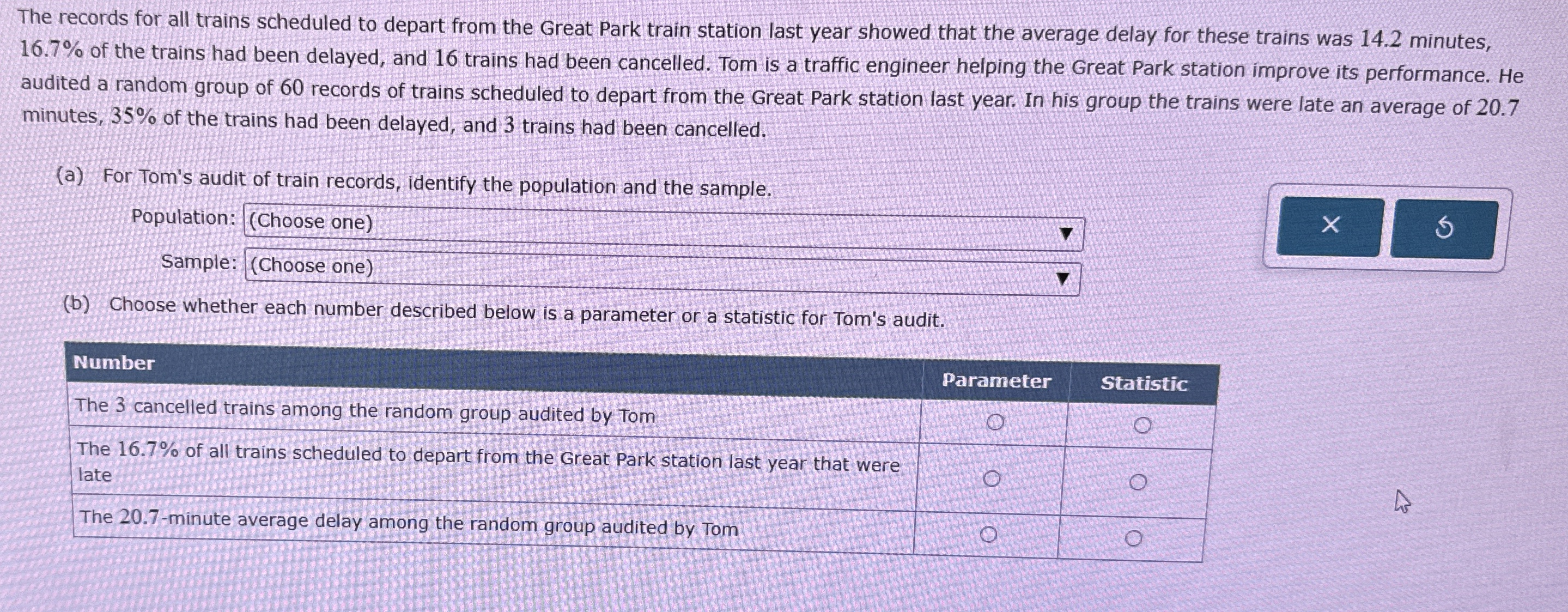 Solved by an EXPERT The records for all trains scheduled to depart from | Chegg.com