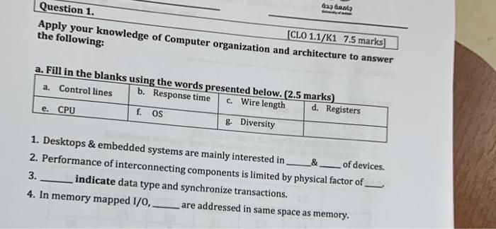 Solved جامدة جدا Question 1 Clo 11k1 75 Marks Apply 4559