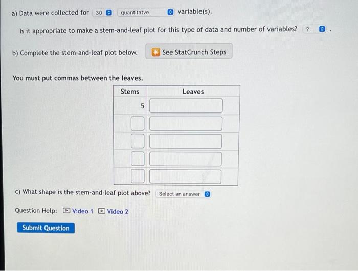 Solved Students In A Statistics Class Took Their Second Chegg