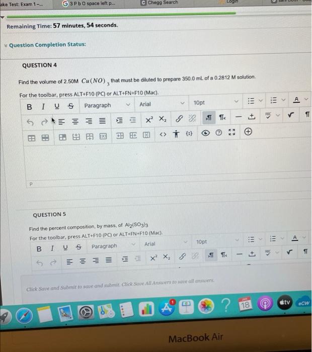 Solved Find the volume of 2.50MCu(NO)3 that must be diluted | Chegg.com