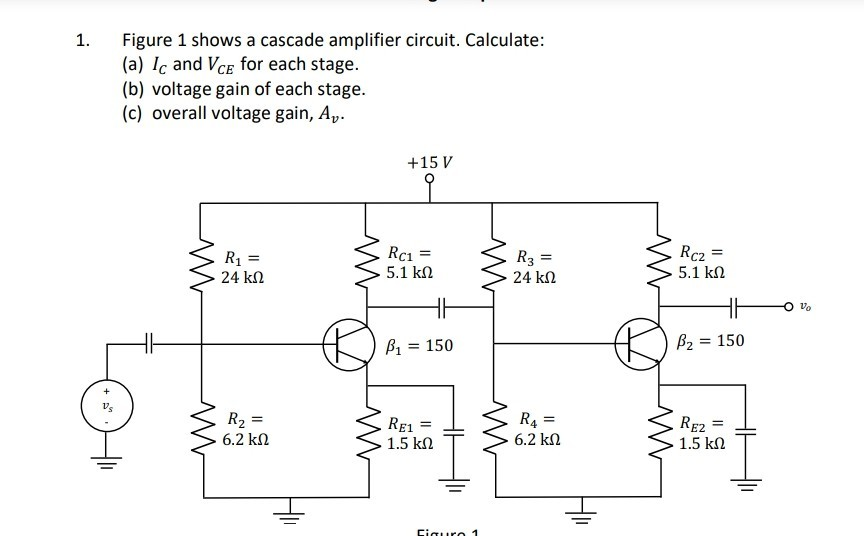Cascade amplifier calculator