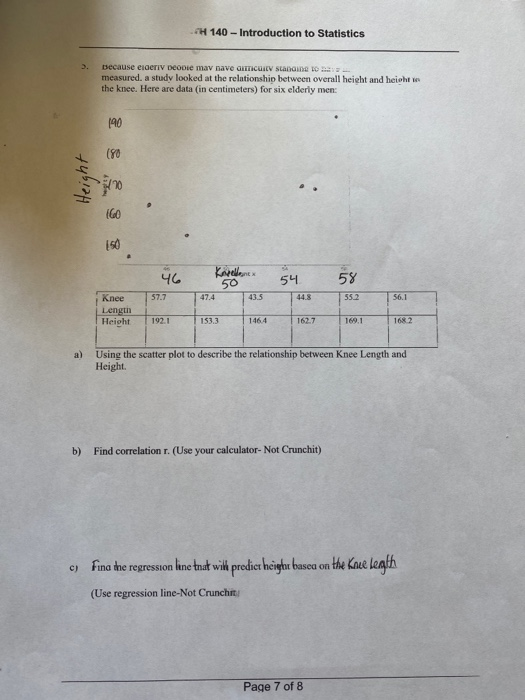 Solved FH 140 - Introduction to Statistics Because eiceriv | Chegg.com