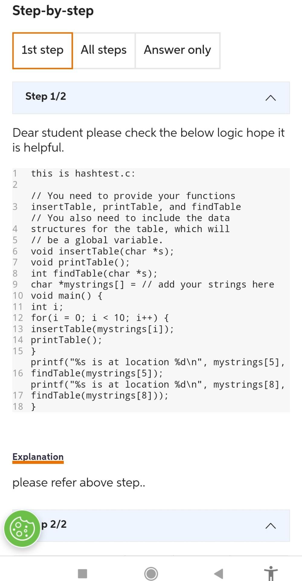 Solved Your task - Start with a fixed set of data from your | Chegg.com