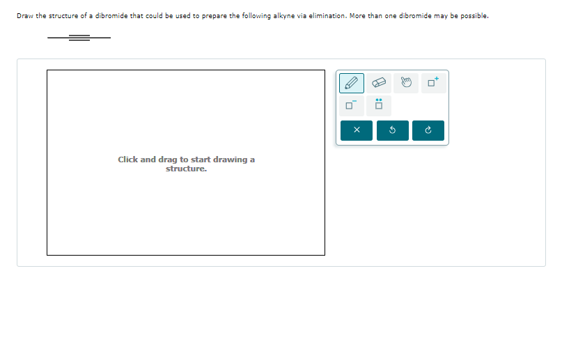 Solved Draw the structure of ﻿a dibromide that could be | Chegg.com