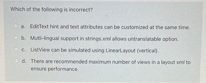 Solved What is the possible reason for activity_main 1 in | Chegg.com