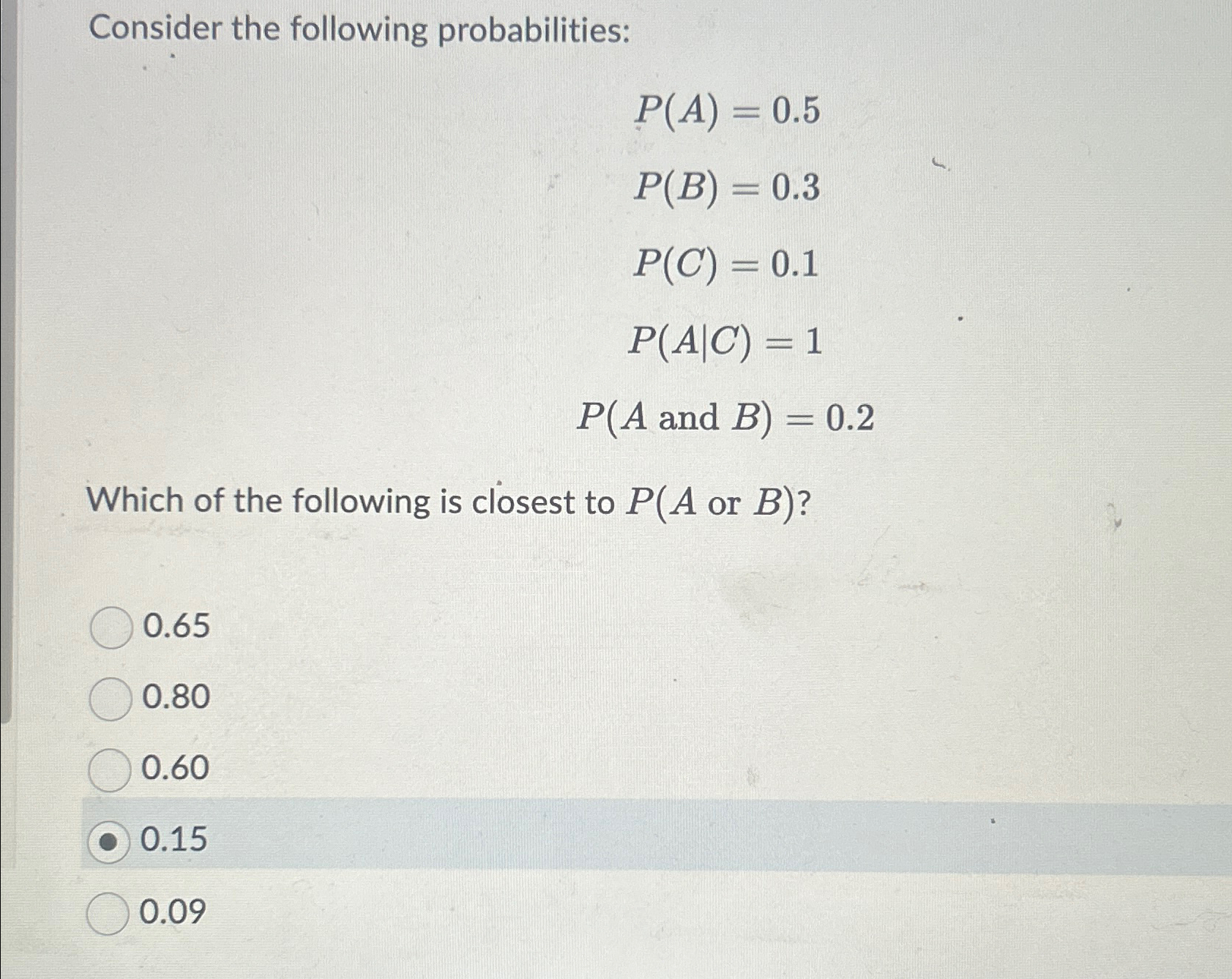 Solved Consider the following | Chegg.com