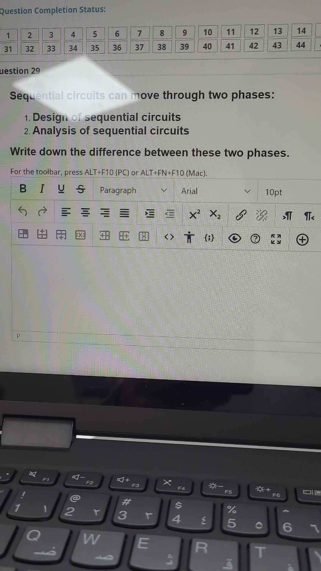 Solved Question Completion Status: Sequential circuits can | Chegg.com