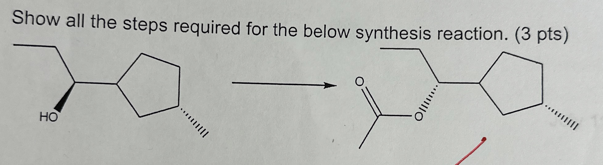 Solved Show all the steps required for the below synthesis | Chegg.com