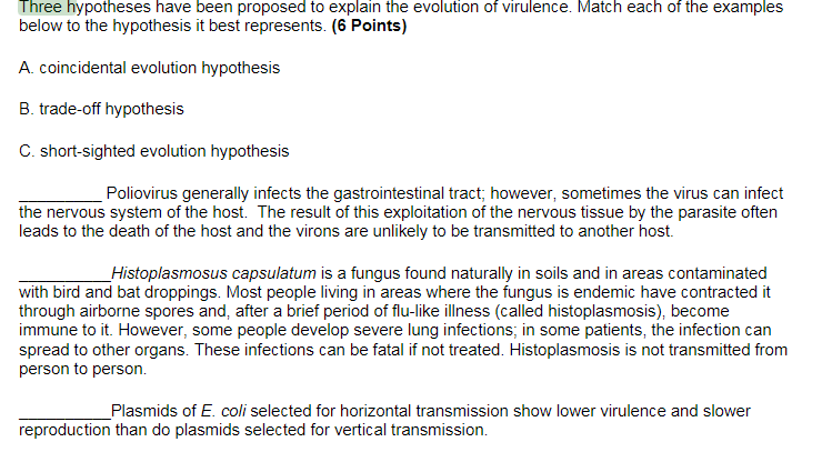 Solved Please explain why each example fits into each type | Chegg.com