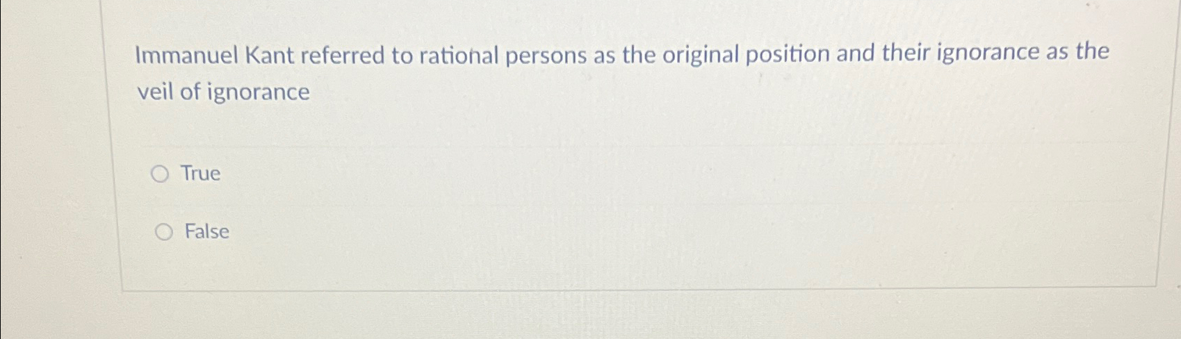 Solved Immanuel Kant referred to rational persons as the | Chegg.com
