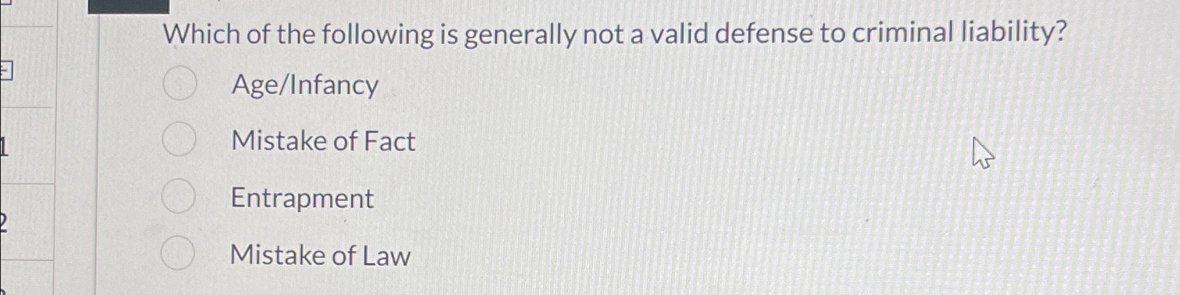 Solved Which of the following is generally not a valid | Chegg.com