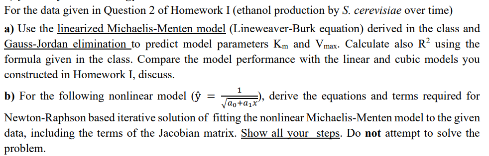 Solved For the Data was collected at 6 ﻿different time | Chegg.com