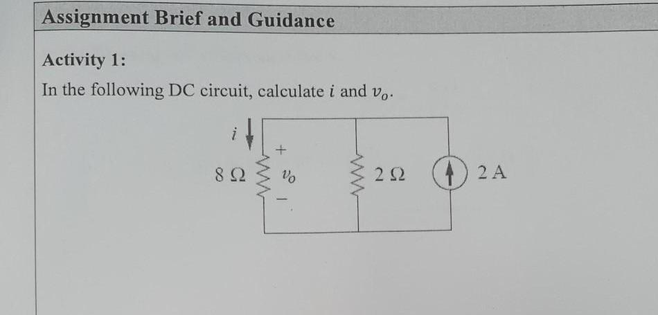 Solved Assignment Brief and Guidance Activity 1: In the | Chegg.com