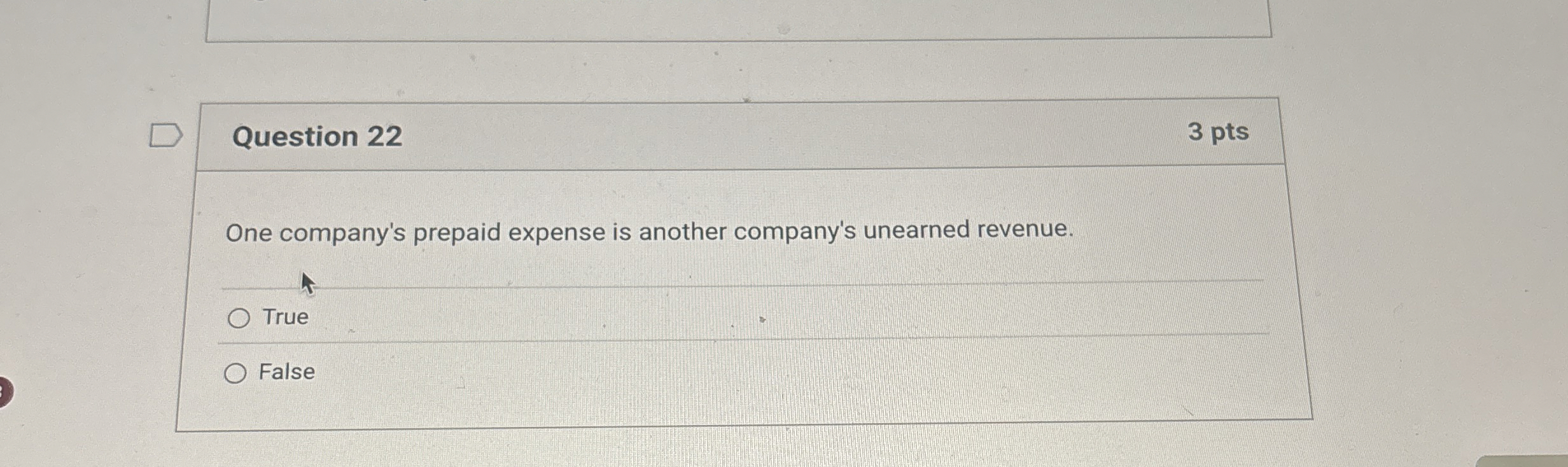 Solved Question 223 ﻿ptsOne company's prepaid expense is | Chegg.com