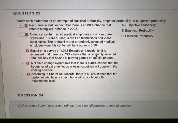Solved Match each statement as an example of classical | Chegg.com