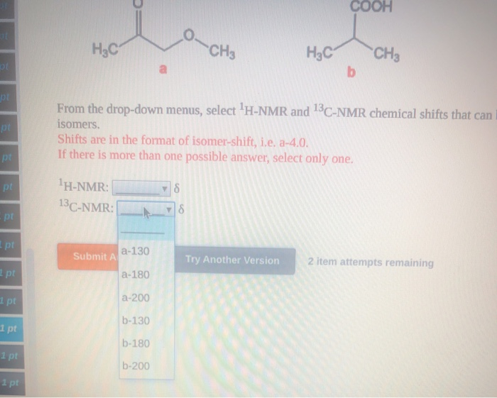 Solved (References COOH H C CH3 From the drop-down menus, | Chegg.com
