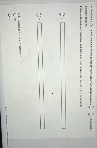 Solved A function u=f(x,y) ﻿with continuous second partial | Chegg.com