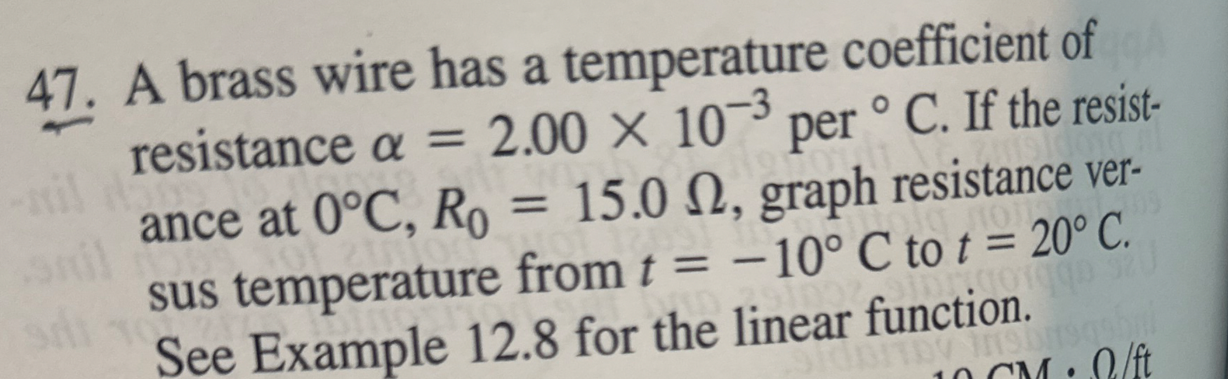 Solved A brass wire has a temperature coefficient of | Chegg.com