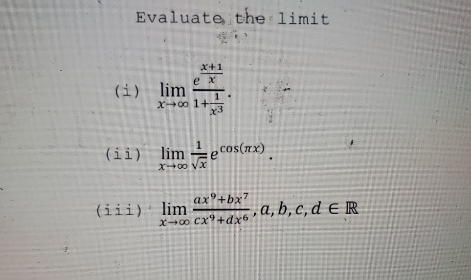 Solved Evaluate the | Chegg.com