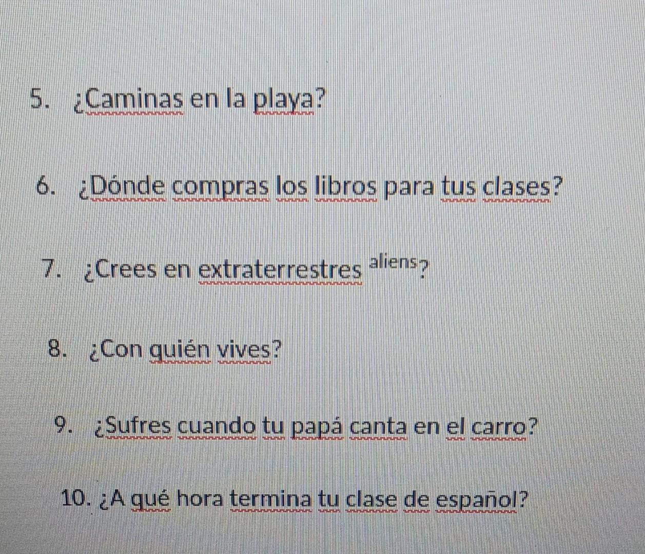 Answer the following questions in complete sentences. | Chegg.com