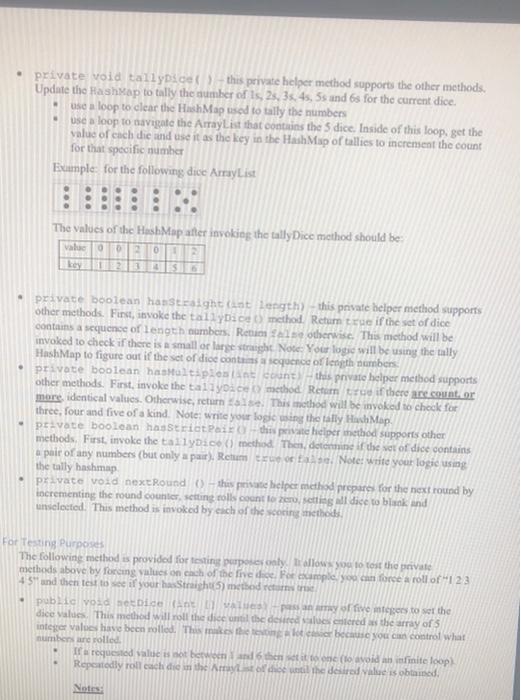 Solved CIS 223 Project 3 - Poker Dice Due Date Week before | Chegg.com