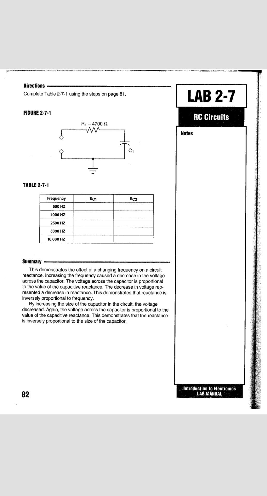 Directions Complete Table 2-7-1 using the steps on | Chegg.com