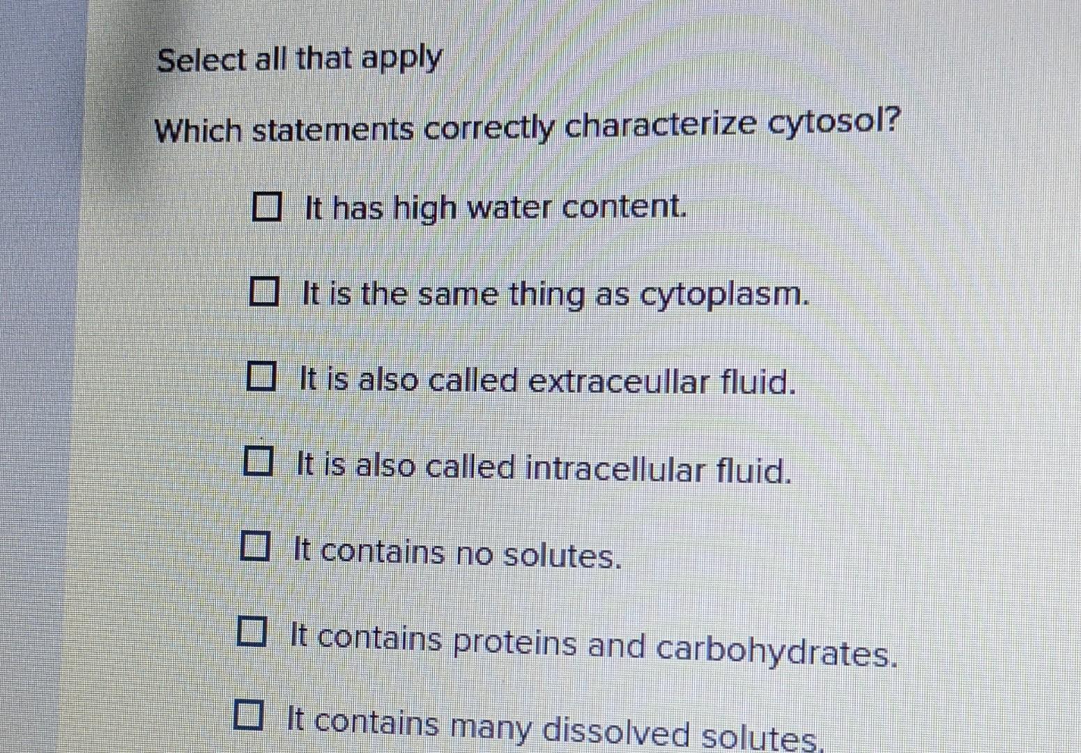 Solved Select all that apply Which statements correctly | Chegg.com