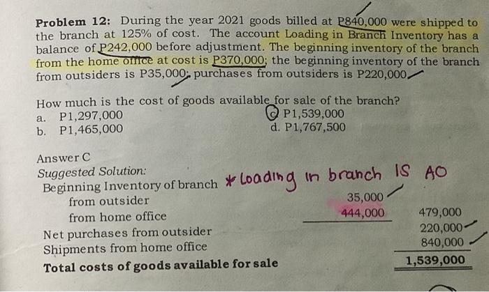 Solved Where did the 444,000 come from in the suggested | Chegg.com