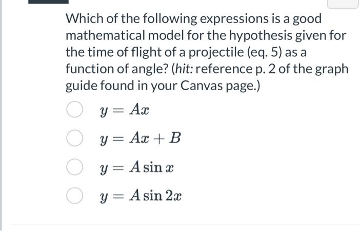 What does the fit parameter A represent in your model | Chegg.com