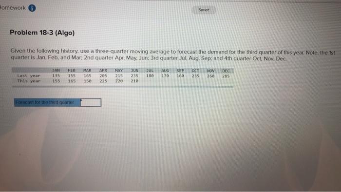 Solved tomework Saved Problem 18-3 (Algo) Given the | Chegg.com Solved tomework Saved Problem 18-3 (Algo) Given the | Chegg.com