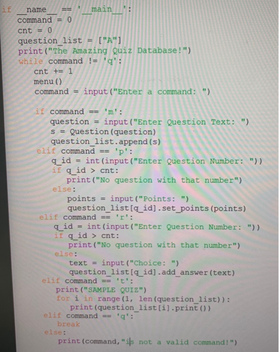 Solved IN PYTHON 3. I need help fixing my code. Everytime I | Chegg.com