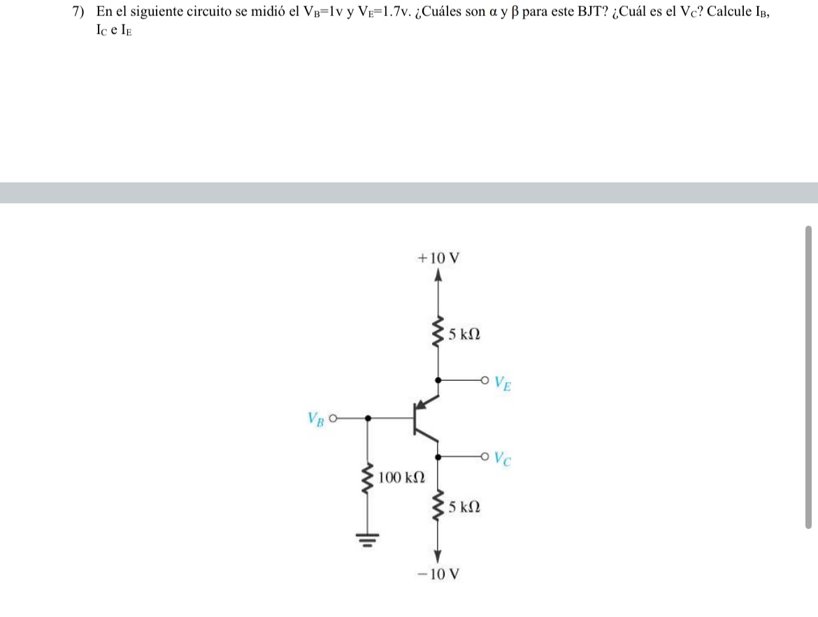 Solved En el siguiente circuito se midió ﻿el VB=1v ﻿y | Chegg.com