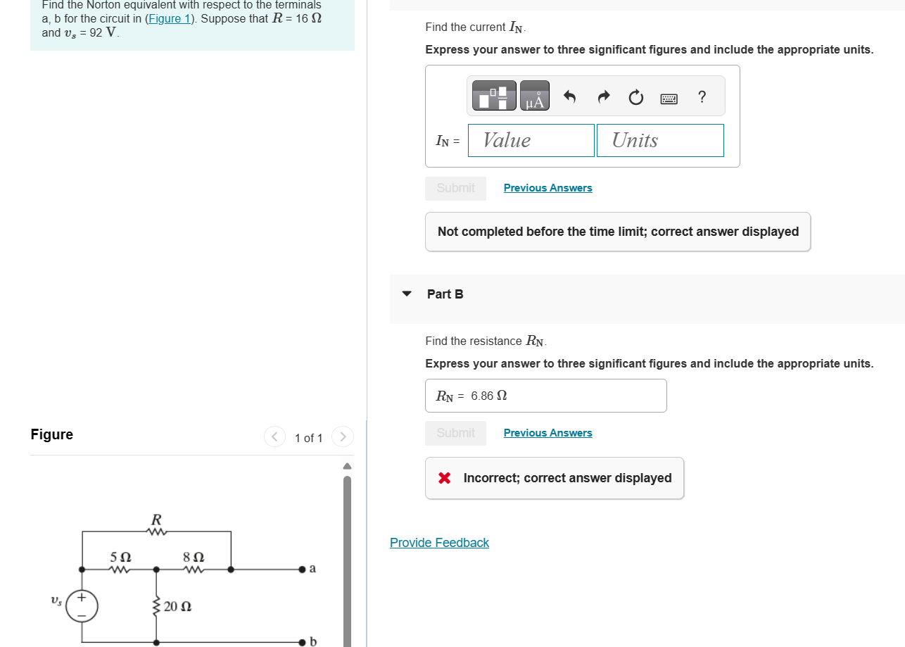 Solved Find the Norton equivalent with respect to the | Chegg.com