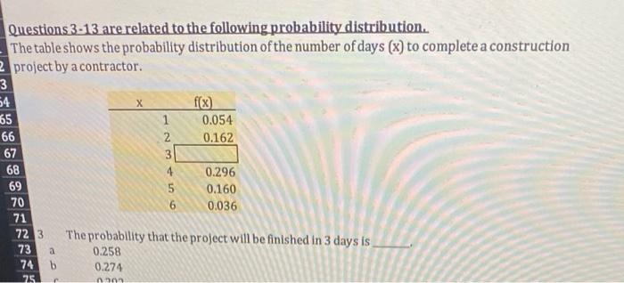 Solved X Questions 3-13 are related to the following | Chegg.com