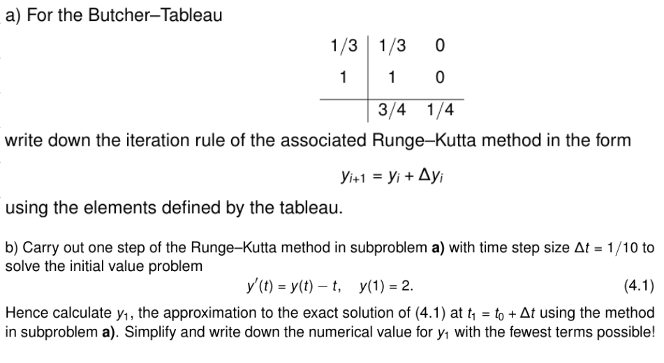 Solved ayi+1=yi+Δyiusing the elements defined by ﻿the | Chegg.com