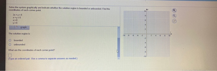Solved 1 Graph the inequality 6x + 3y 2 18 Use the graphing | Chegg.com