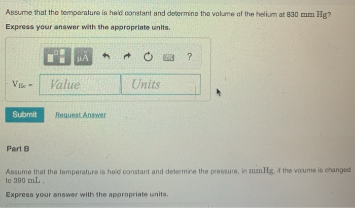 Solved Assume that the temperature is held constant and | Chegg.com