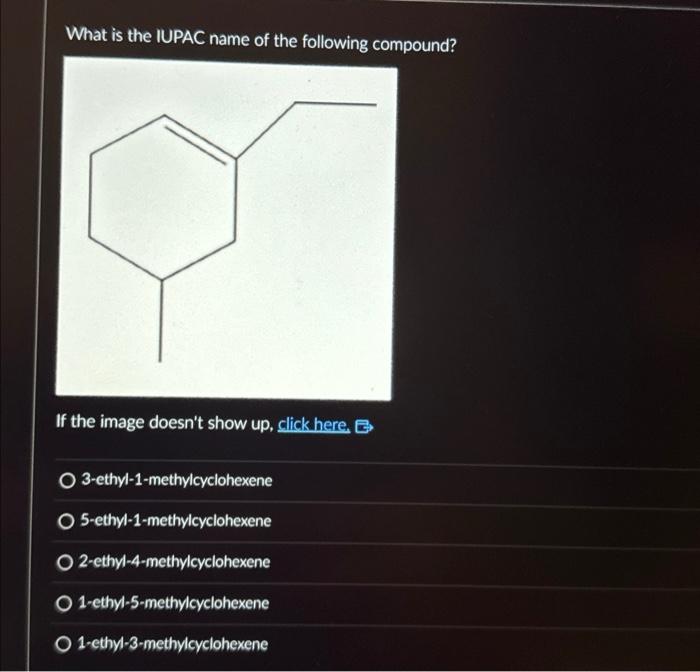 Solved What is the IUPAC name of the following compound? If | Chegg.com