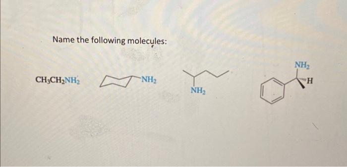 Solved 1. Which compound is more basic? NH2 NH2 Name the | Chegg.com