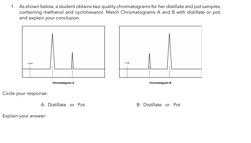 Solved As shown below, a student obtains two quality | Chegg.com