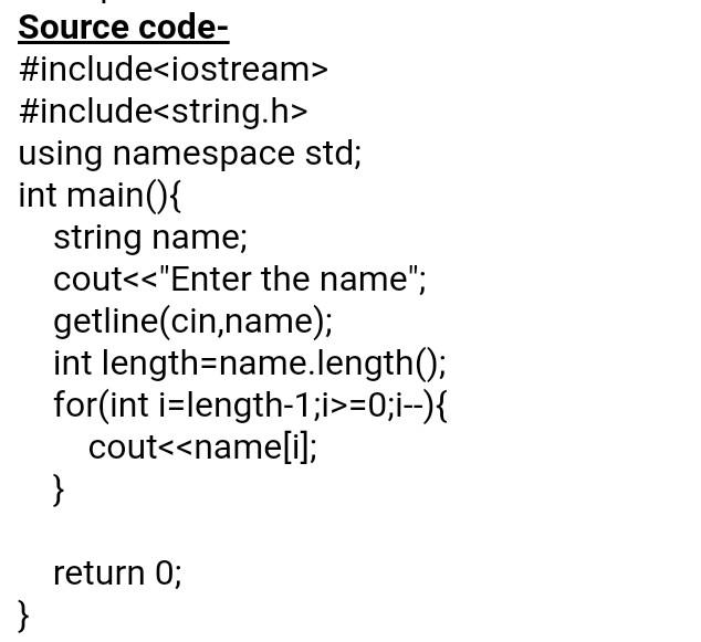 Solved Source Code Include Include Using Namespace Std 3076