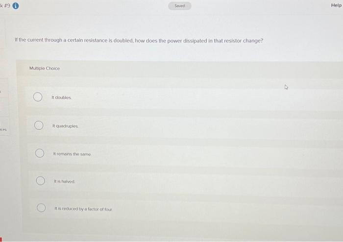 Solved If the current through a certain resistance is | Chegg.com