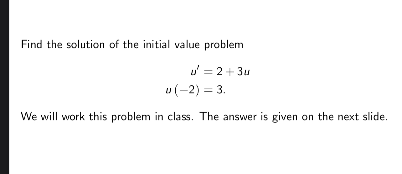 Solved Find the solution of the initial value | Chegg.com