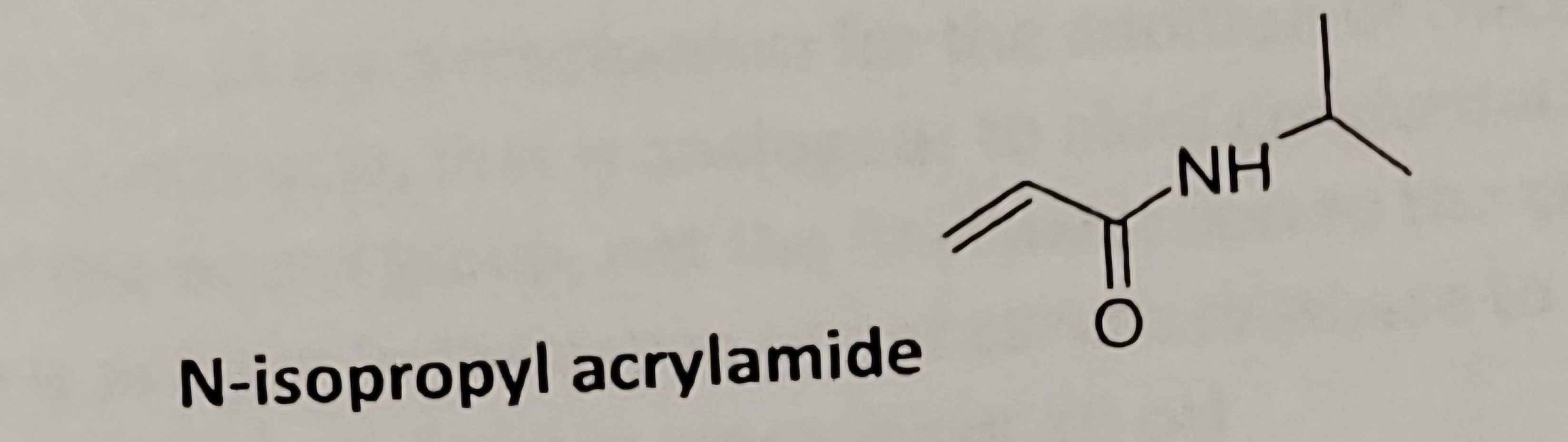 Solved N-isopropyl acrylamide is a useful starting material | Chegg.com