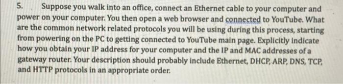 1. How many bits do we have in the MAC address of an | Chegg.com