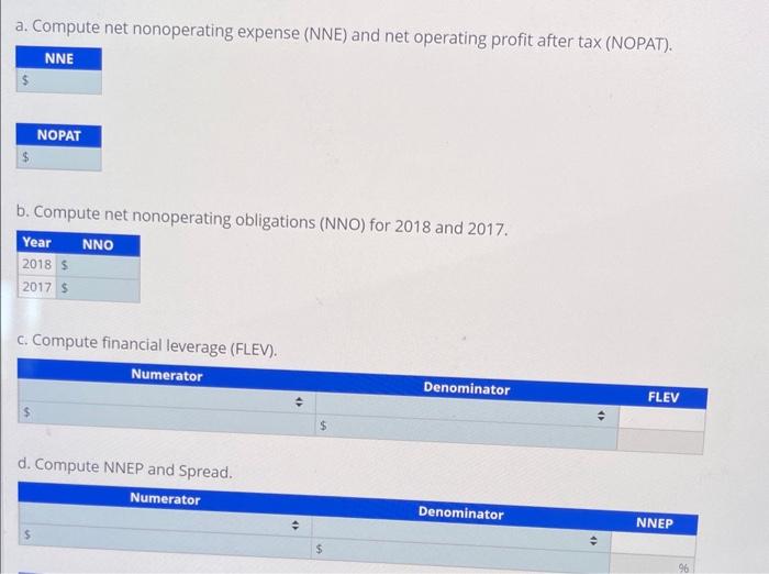 Solved Direct Computation of Nonoperating Return with | Chegg.com