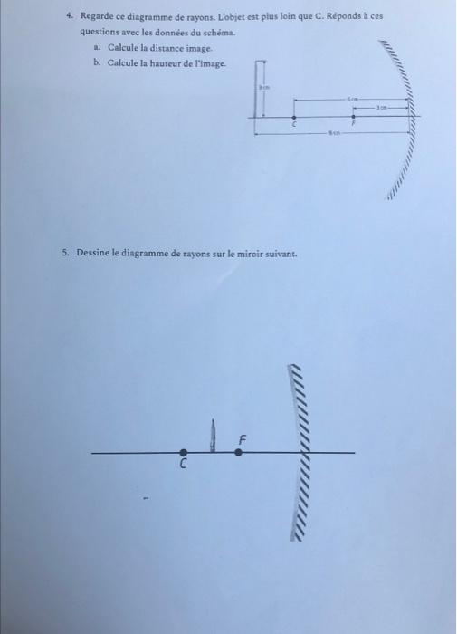 Solved Grade 10 physics unit in French. I only need | Chegg.com