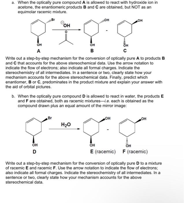 Solved Write out a step-by-step mechanism for the conversion | Chegg.com